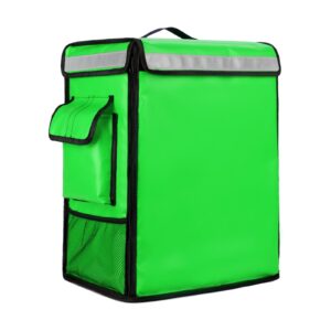 llazsybz premium thermal food delivery backpack for hot and cold meals, green