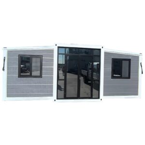 foldable prefab home - customizable tiny home for adults, expandable portable mobile house with 1-3 rooms, kitchen, and attached bathroom, ideal for small families, storage sheds, and garden houses