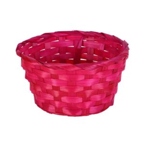 momojia convenient bamboo basket convenient practical storage baskets bamboo sieve handmade weaving round basket