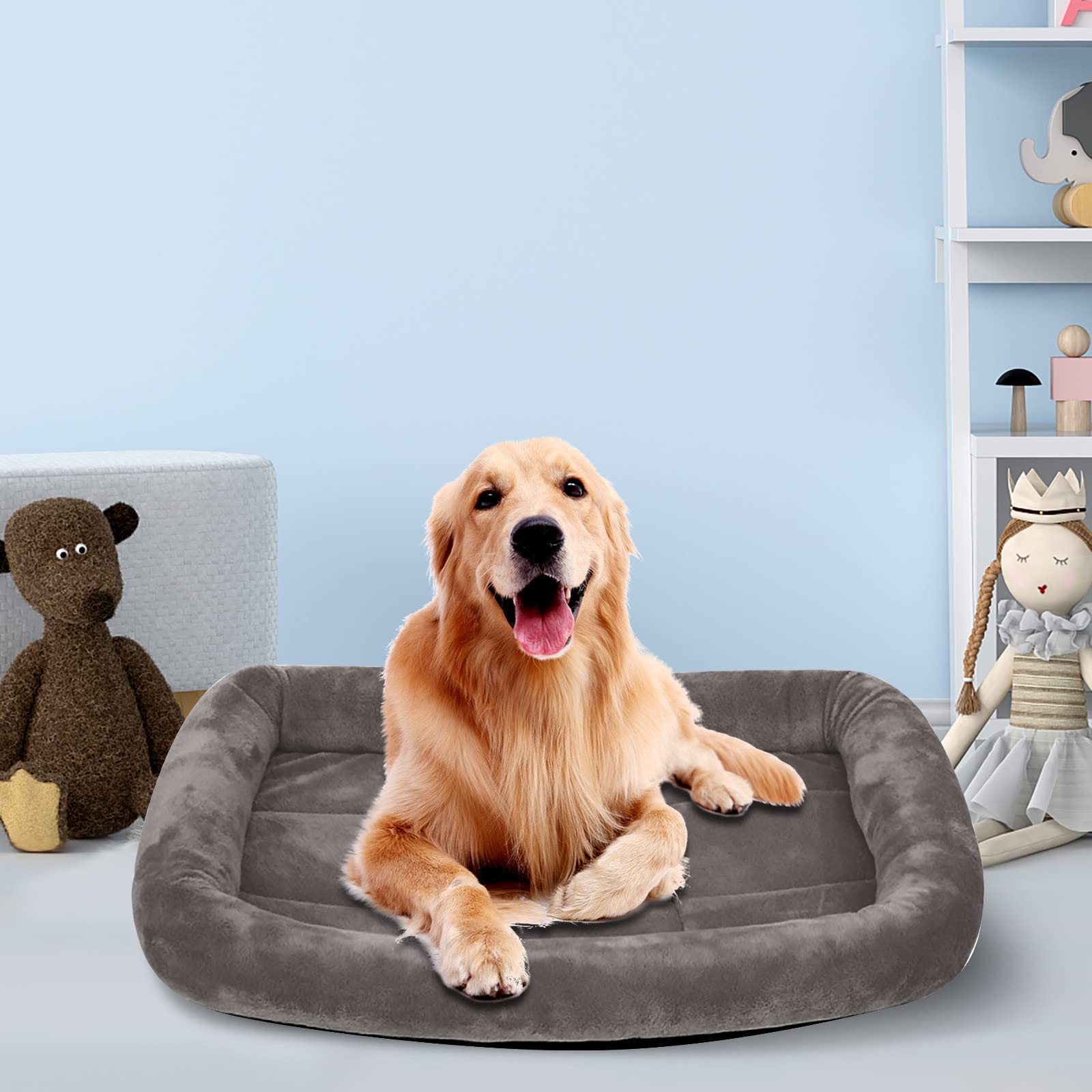 Dog Bed Calming Dog Beds for Small Dogs Deals of The Day Kitten Beds for Indoor Kittens Washable Cat Bed Self Warming Faux Fur Soft Anti Anxiety Bed for Dogs Donut Cuddler Dog Bed Cat Bed