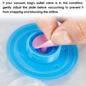 Vacuum Storage Bags Electric Air Pump, Dual-Interface Design Compatible With Various Vacuum Seal Bags For Clothing/Quilts/Blankets