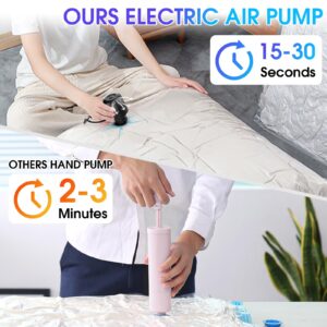 Vacuum Storage Bags Electric Air Pump, Dual-Interface Design Compatible With Various Vacuum Seal Bags For Clothing/Quilts/Blankets