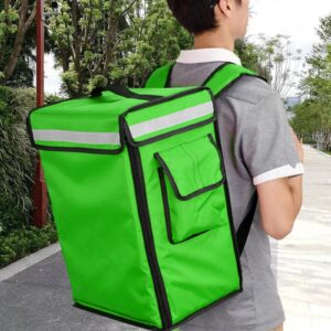 Llazsybz Premium Thermal Food Delivery Backpack for Hot and Cold Meals, Green