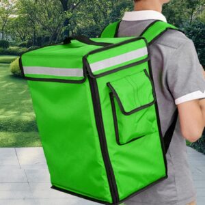 Llazsybz Premium Thermal Food Delivery Backpack for Hot and Cold Meals, Green