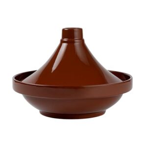 Restaurantware-Terra Tek 26 Ounce Terracotta Tagine Pots, 8 Microwavable Tagine Pots - Glazed Interior, Oven-Ready, Terracotta Serving Pots, Dishwashable, For Cooking And Serving