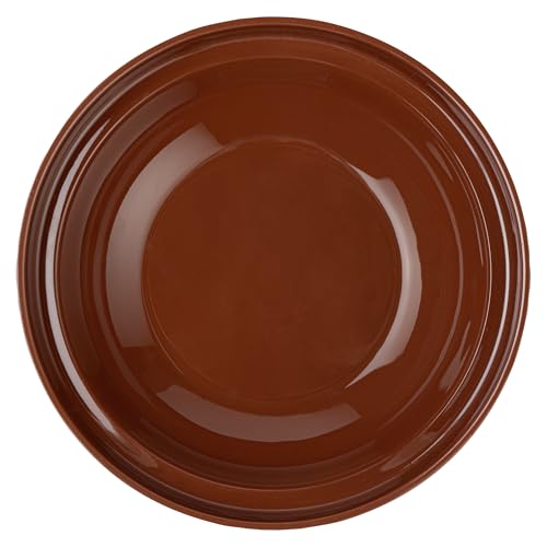 Restaurantware-Terra Tek 26 Ounce Terracotta Tagine Pots, 8 Microwavable Tagine Pots - Glazed Interior, Oven-Ready, Terracotta Serving Pots, Dishwashable, For Cooking And Serving