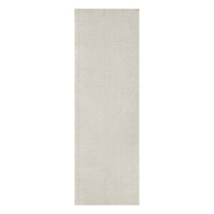 Lahome Boho Bathroom Runner Rug, 2x6 Washable Hallway Kitchen Runner Rug Cotton Woven Rug Runner, Farmhouse Cream Runner Rug Lightweight Carpet Runners for Hallway 6ft Laundry, White/Cream