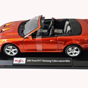 Maisto 2003 Ford SVT Mustang Cobra Convertible 1/18 Collection car Special Edition diecast 1:18