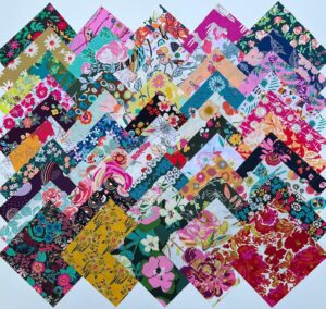 art gallery fabrics, 5" squares, 50 piece, charm pack, precut fabric quilting cotton squares, sq5-ag50