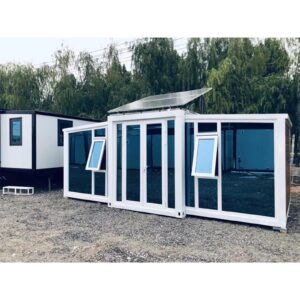 30ft portable customizable tiny house | customizable movable expandable modular folding container | strong and durable perfect for hotels, offices, villas, shops, warehouses, outdoors, etc.