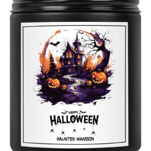 Halloween Decorations, Halloween Candles Gifts, Haunted Mansion Halloween Decor, Pumpkin Spice Candles, Happy Halloween Decorations Indoor for Family Parties Friends.