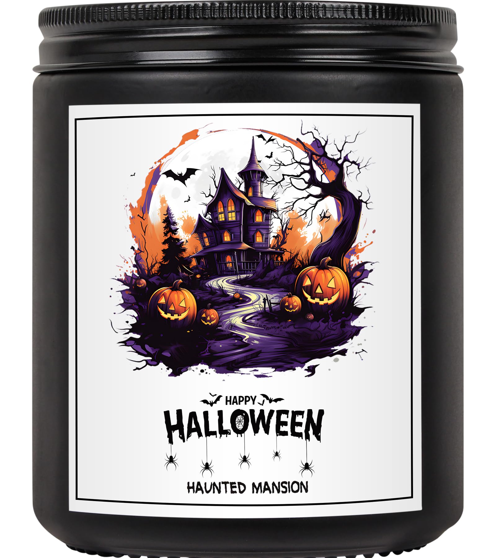 Halloween Decorations, Halloween Candles Gifts, Haunted Mansion Halloween Decor, Pumpkin Spice Candles, Happy Halloween Decorations Indoor for Family Parties Friends.