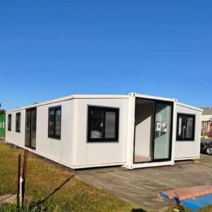 40ft portable customizable tiny home | expandable and movable modular container folding house | perfect for hotel, office, villa, shop, warehouse, outdoor, etc.