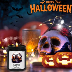 Halloween Decorations, Halloween Candles Gifts, Haunted Mansion Halloween Decor, Pumpkin Spice Candles, Happy Halloween Decorations Indoor for Family Parties Friends.