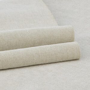 60" x 40" chenille fabric | soft luxury for home decor & fashion | crafting cozy comfort & timeless elegance (beige)