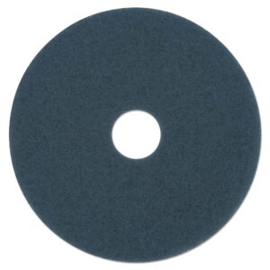 boardwalk scrubbing floor pads, 16" diameter, blue, 5/carton