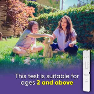 WELLlife COVID-19/Influenza A&B Home Test, Self Test for Flu A/B and COVID-19, Results in 10 Minutes with Non-invasive Nasal Swab, FDA EUA Authorized -[25 Tests]