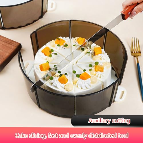 Csnbfiop Cake Cutter Uniform Division Molds Slicers Cutter Kitchen Layering Cake Portion Marker Tool Cake Cutter Accessory