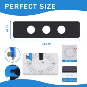 2 Pcs Bathroom Sink Splash Guard- Faucet Mat for Kitchen Sink 3 Holes, Freely Cutting Splash Guard Behind Faucet Drip Catcher for Kitchen for mat Sink in Kitchen,Bathroom,RV and Camper