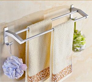 towel racktowel rack simple towel rack bathroom punch-free thickened aluminum towel rack kitchen hanging rod load-bearing rust-proof towel rail - a/40cm bath towel rack