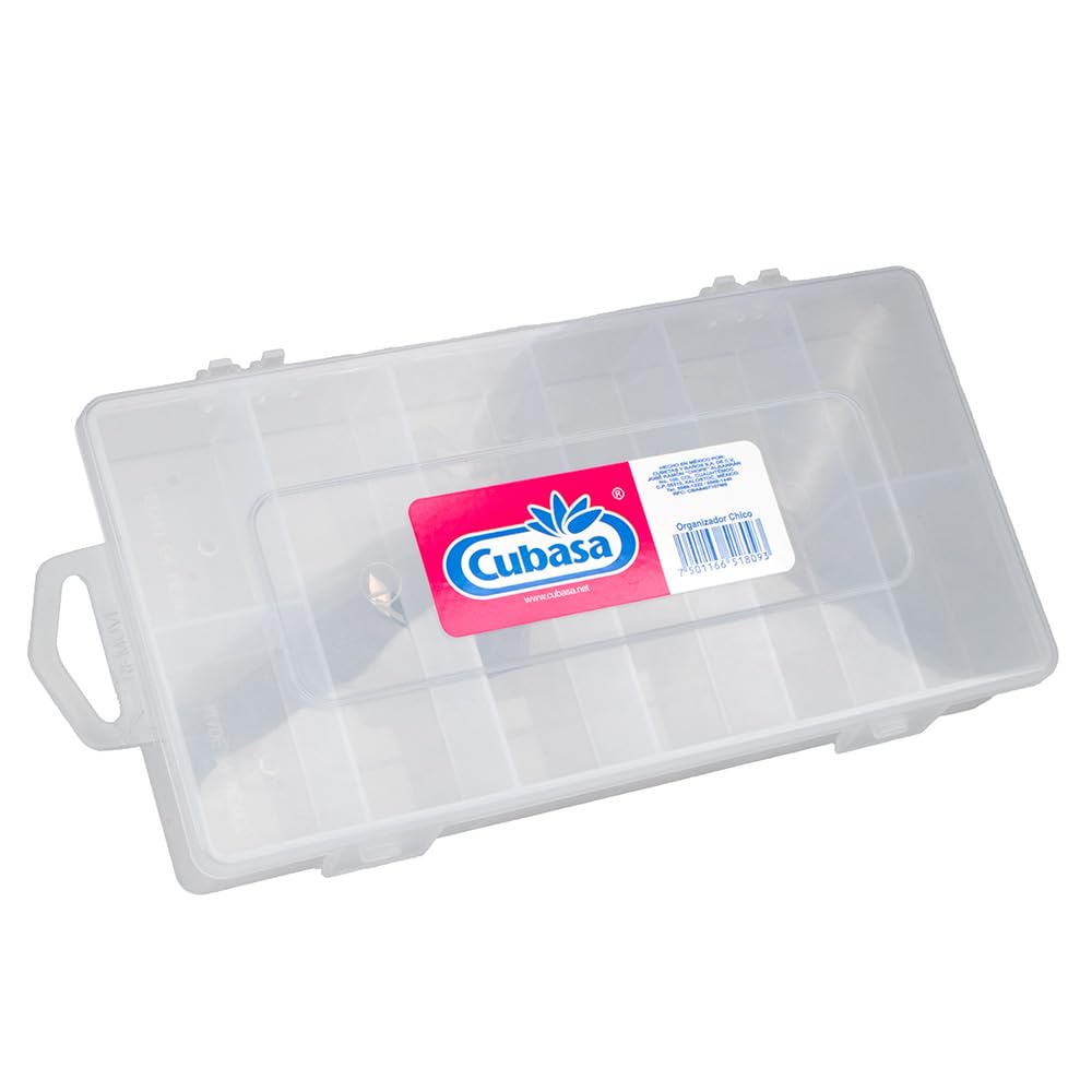 Craft County Clear Organizer – 8 Compartments in a Variety of Sizes to Sort Beads, Threads, Needles, Tools & More!