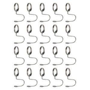 t tulead hanger connector hooks stainless steel extender hooks closet space saver mini silver cascading hanger hook 20pcs