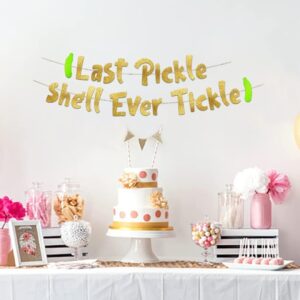 Bachelorette Party Decoration, Last Pickle She‘ll Ever Tickle Banner, Bachelorette Party Favors Bachelor Party Supplies Bridal Shower Wedding Party Decorations