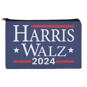 graphics & more harris walz 2024 pencil pen organizer zipper pouch case