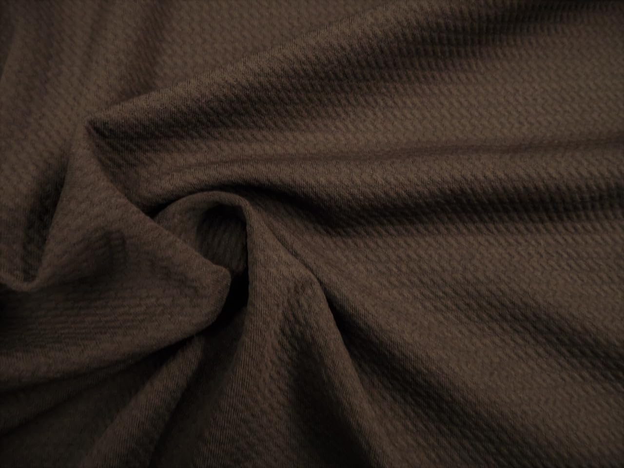 Bullet Textured Liverpool Fabric 4 Way Stretch Espresso Brown T25 (Yard)