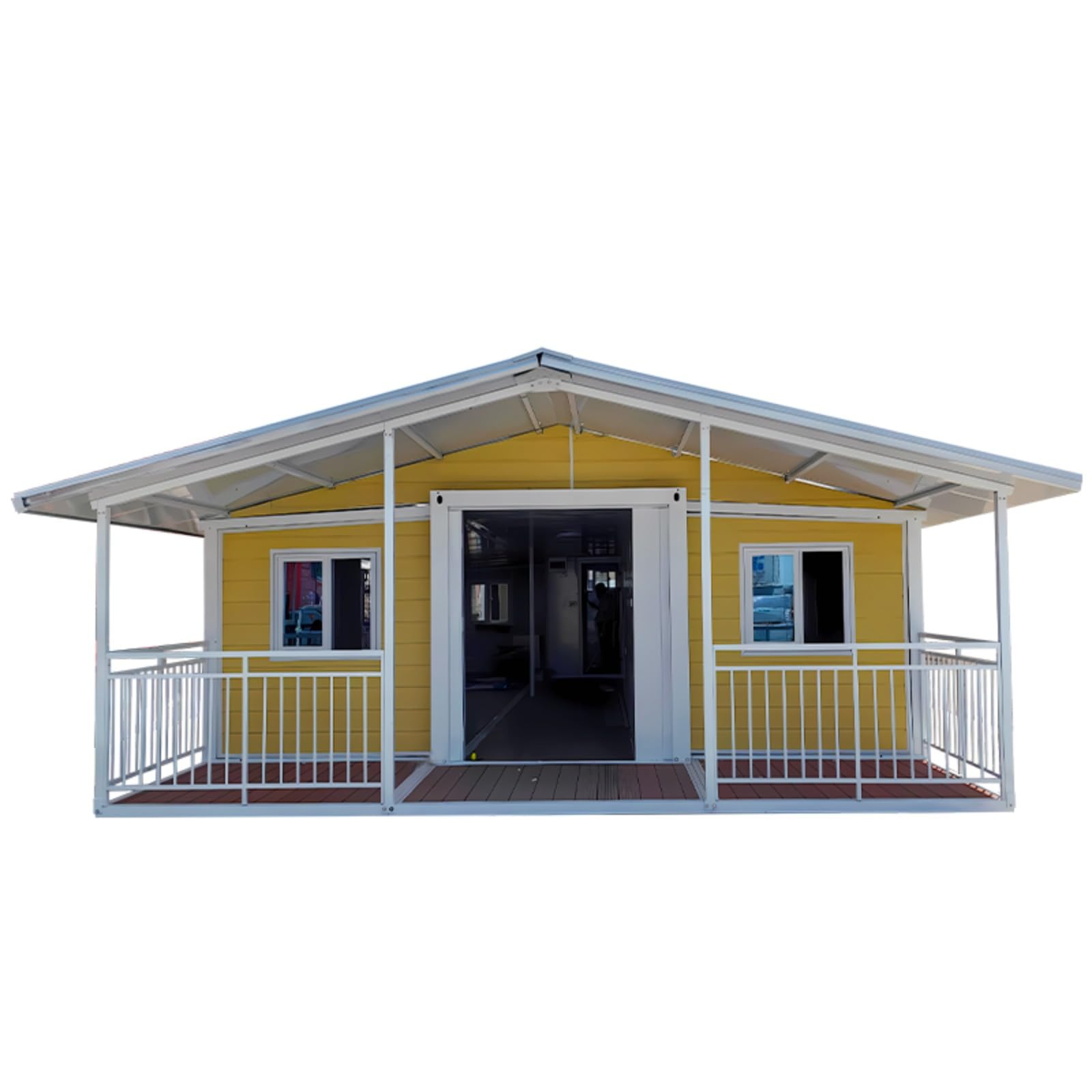 Foldable Tiny Home - Affordable Luxury Prefab Villa, Customizable Modular Shipping Container House, Insulated Portable and Expandable Design for Easy Installation in Multiple Styles