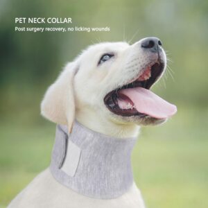 Dog Neck Support Collar Adjustable Prevent Licking Protective Pet Cervical Collar for Cats Post Surgery (CXCTCTKtnhzfv-11)