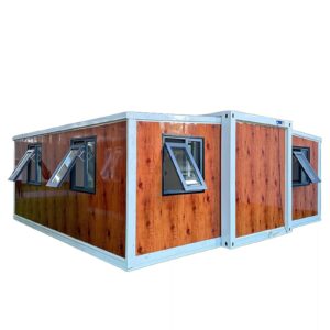 customizable foldable tiny home - affordable luxury prefab villa, modular shipping container house, insulated portable expandable living space