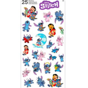 Disney Stitch Bedspread Twin Set for Kids - Bundle with Lilo and Stitch Quilted Bedspread for Twin Bed Plus Stickers, More | Stitch Twin Bedding Set for Boys, Girls