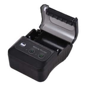 MIGYKO Portable Wireless BT 58mm 2 Inch Thermal Receipt Printer Mini USB Bill POS Mobile Printer Support ESC/POS Print Command Compatible with Android/iOS/Windows for Small Business Restaurant Retail