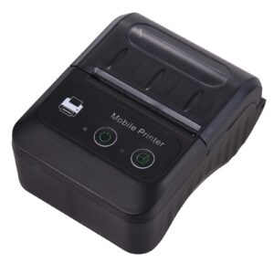 MIGYKO Portable Wireless BT 58mm 2 Inch Thermal Receipt Printer Mini USB Bill POS Mobile Printer Support ESC/POS Print Command Compatible with Android/iOS/Windows for Small Business Restaurant Retail