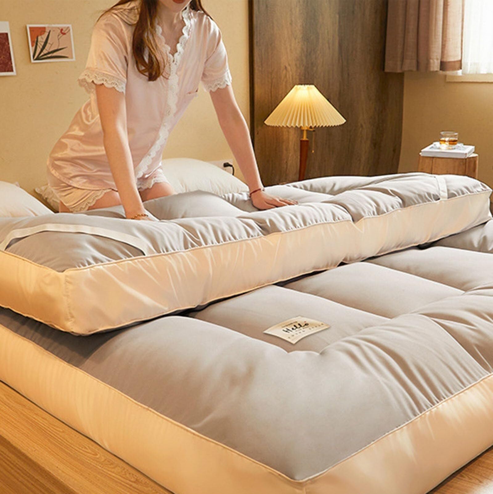 Thick Mattress, Thick Rolled up Mattress, Guest Mattress, Student Dormitory Mattress, Single Double Mattress, Full Size Mattress, Floor Mattress,