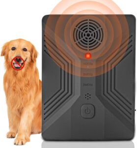 anti barking device, ultrasonic dog bark deterrent devices, rechargeable dog barking control devices, dog barking silencer with 3 modes, bark box for indoor & outdoor use