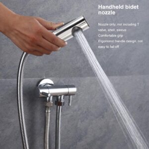 NDNCZDHC G1/2 Handheld Bidet Sprayer for Toilet, Pressurized ABS Cloth Diaper Sprayer Portable Pet Shower Toilet Water Sprayer Seat Bidet Attachment