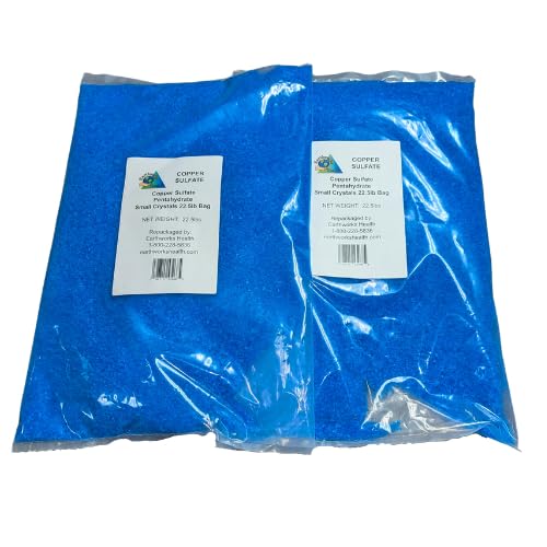 Copper Sulfate Small Crystals 45lb Bag