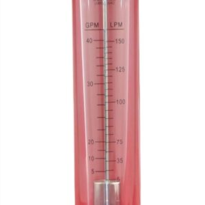 LZM-25G Pipeline Liquid/Water Tube Type Acrylic rotameter industy Flow Meter(1-10GPM 4-40LPM)