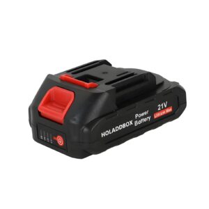 mini chainsaw battery replacement, 21v rechargeable saw battery, replacement battery for mini electric chain saw 4/6 inch (1)