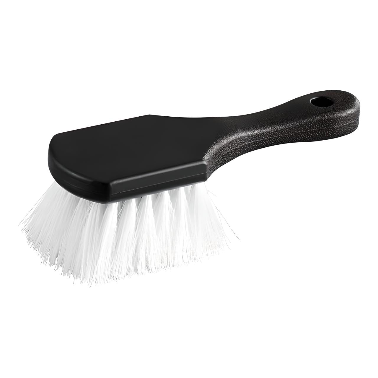 OCS Parts Professional Series Pot Scrubbing Brush | 8-Inch Handle | Heavy Duty Oil Resistant Nylon Scrubber for Pots, Pans, Stoves, Sinks, and Dishes for Home or Restaurant Kitchens