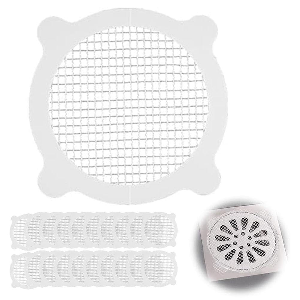 Disposable Shower Drain Hair Catchers,2024 Newest Disposable Filter Patches,Bathtub Drain Hair Catchers,for Shower Kitchen Bathroom,Kitchen Filter Strainer Stopper Disposable Drain Cover