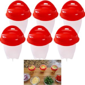 Boiled Egg Cooker Silicone Mold : Hard Boiled Eggs Cups 6 Pcs Golden Egg Maker Flower Mold Rings For Frying Eggs Cooker