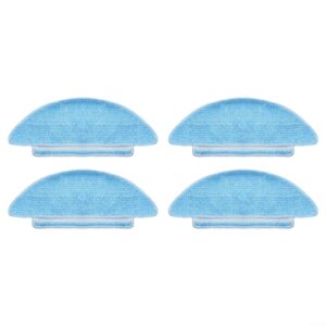 replacement vacuum mop cloth pads for tikom l9000, for lubluelu sfor l60d,sfor l61 robot washable cleaning cloth(4 pack)