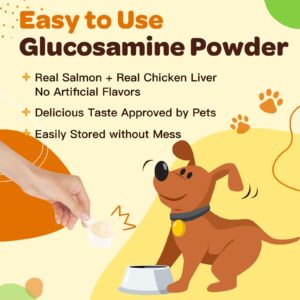 Glucosamine for Dogs Powder, Dog Vitamins Powder