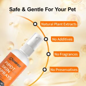 PUAINTA Hot Spot Spray for Dogs, Pipot Skin Spray for Dogs, Itch Relief and Hot Spot Treatment for Dogs, Supports Skin Infections and Irritations, 3.38oz