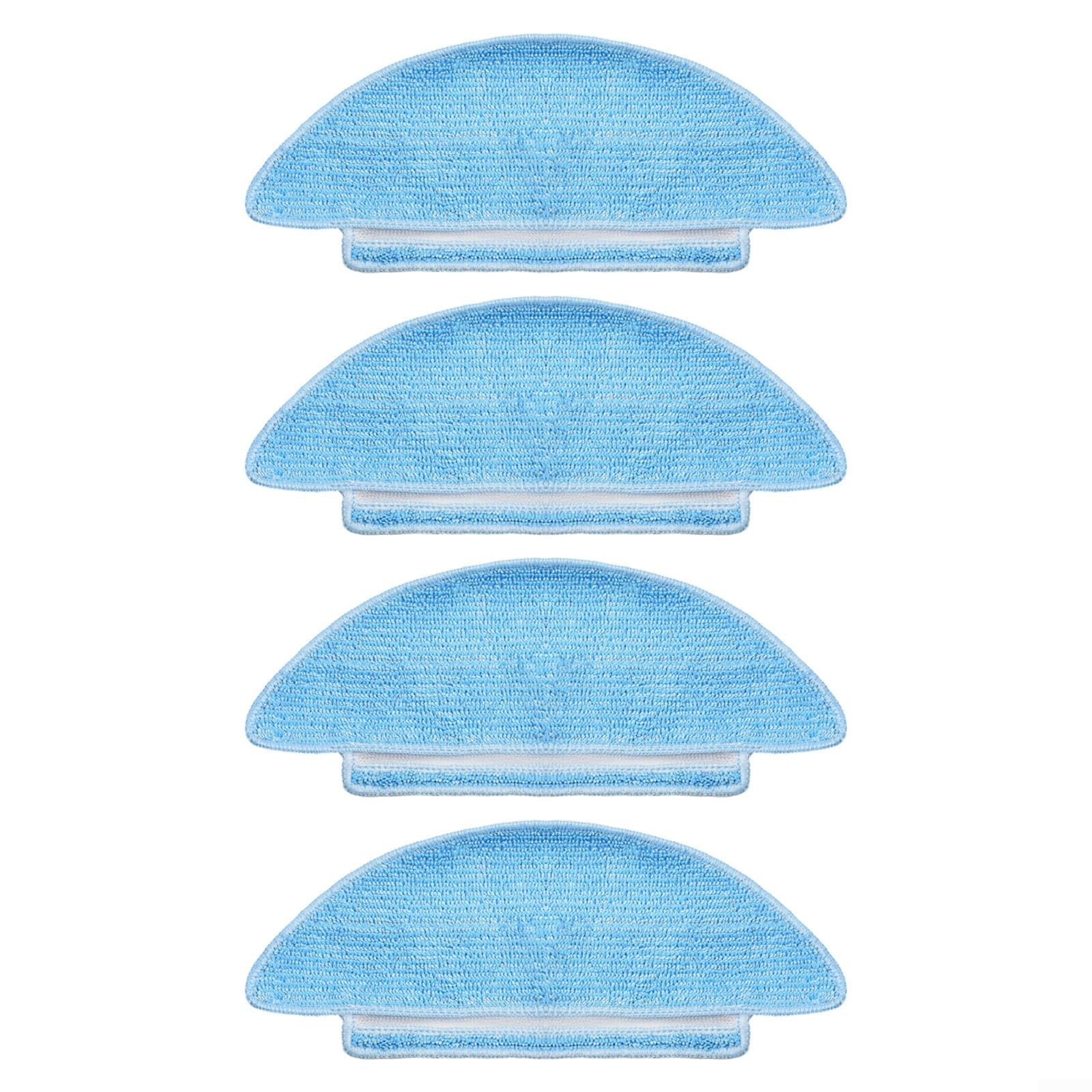 Replacement Vacuum Mop Cloth Pads For Tikom L9000, for Lubluelu SFor L60D,SFor L61 Robot Washable Cleaning Cloth(4 PACK)