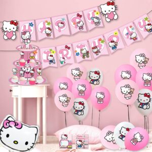 Kitty Party Supplies Decorations, 3 Tier Cupcake Stand, Birthday Dessert and Cake Display Stand for Birthday Party Decoration, Kitty Party Favors Decorations