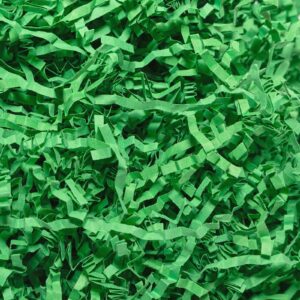 mefleet 1 lb crinkle cut paper shred filler green crinkle paper shredded paper for gift box - gift basket filler - gift box stuffing for christmas xmas holiday packaging wrapping